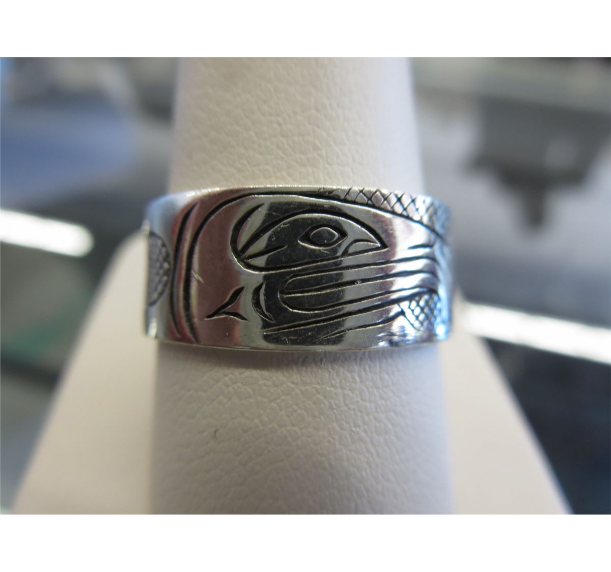 Men's Ring, First Nations Eagle design