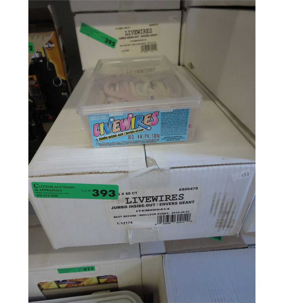 Case of Livewires candy
