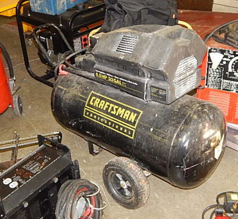 CRAFTSMAN HORIZONTAL AIR COMPRESSOR - 5.5HP
