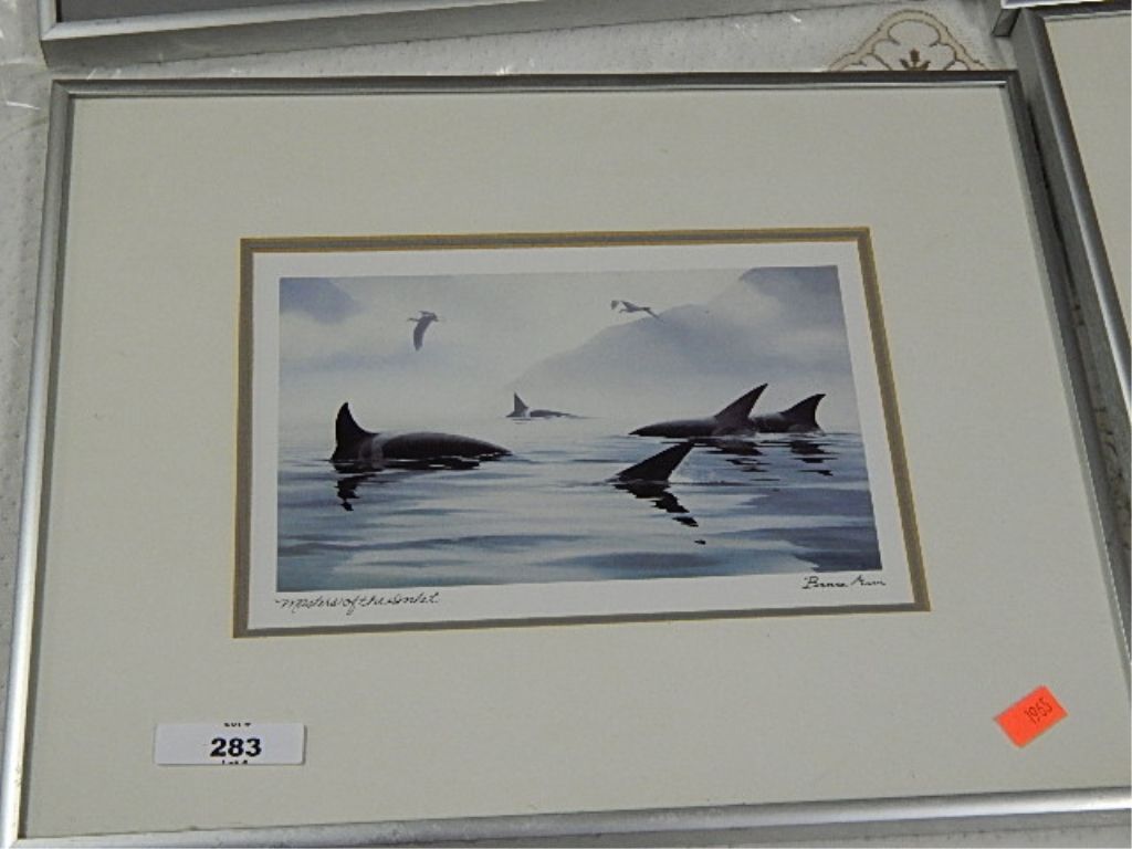 FRAMED PRINT - "MASTERS OF THE INLET - BRUCE MUIR