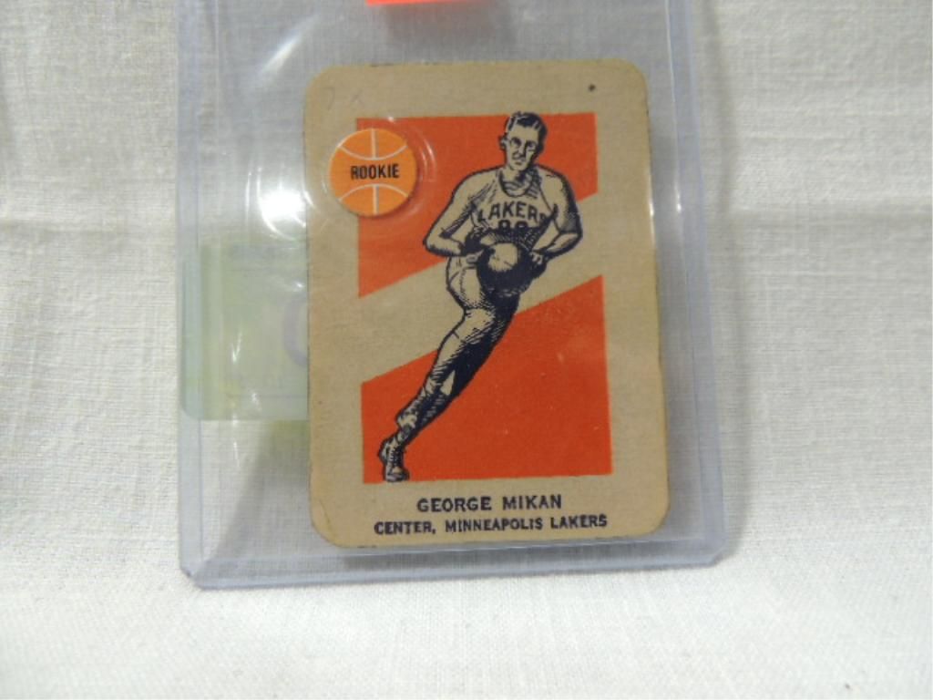 GEORGE MIKAN ROOKIE COLLECTOR CARD