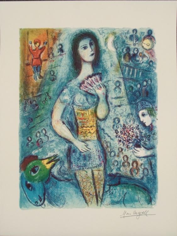 Marc Chagall : Circus Dancer Art Print