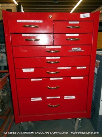 DAYTON 9-DRAWER TOOL BOX (print sequence:) 57733