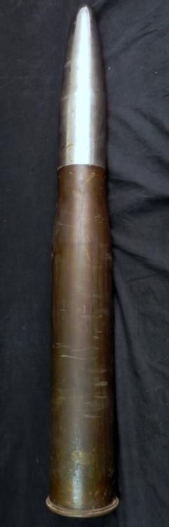 1943 90mm Anti Tank Shell And Casing 36 Hi Brass And Steel