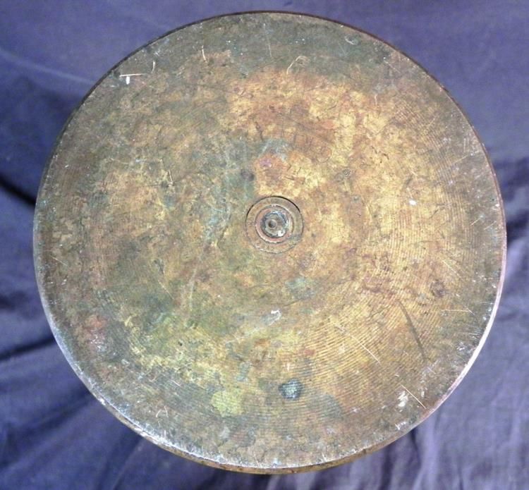 1943 90MM ANTI-TANK SHELL & CASING-36" HI-BRASS & STEEL