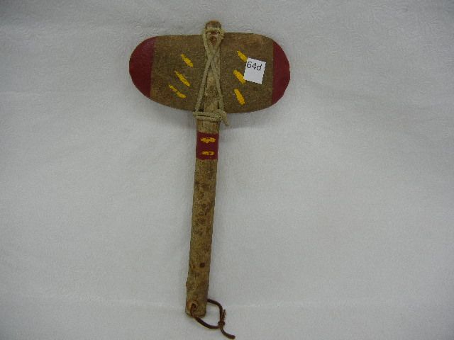 Decorative Painted Stone and Wood Tomahawk