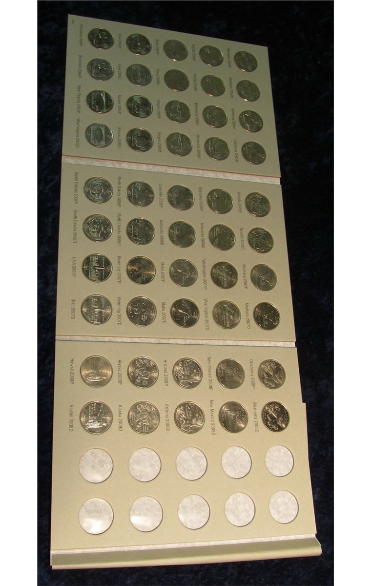 245. Harris Washington Quarter Folder State Collection 2004-2008 Volume ...