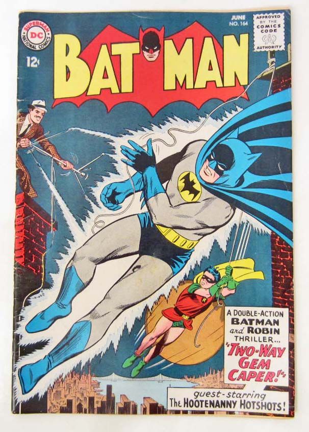 1964 BATMAN NO 164 COMIC BOOK - 12 CENT COVER
