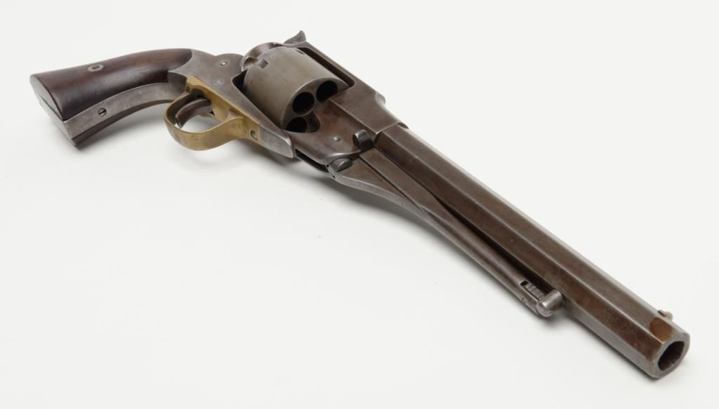 Remington-Beals Army Model percussion revolver, .44 cal., 8” barrel ...