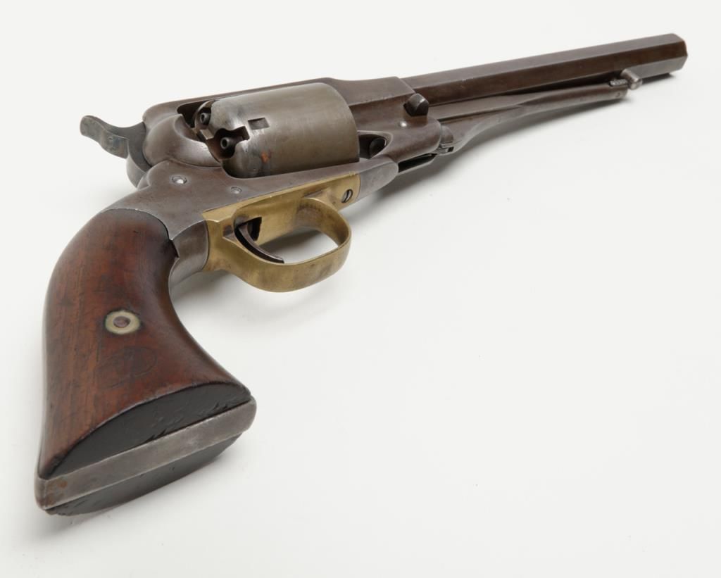 Remington-Beals Army Model percussion revolver, .44 cal., 8” barrel ...