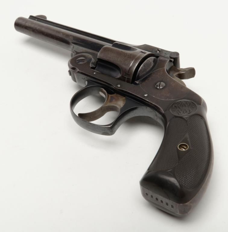 Smith & Wesson DA top break revolver, .38 cal., 4” barrel, blue finish ...