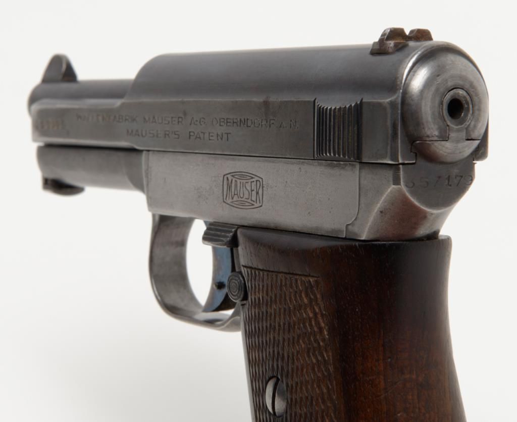 Mauser Model 1914 Pocket semi-auto pistol, 7.65mm cal., 3-1/2” barrel ...