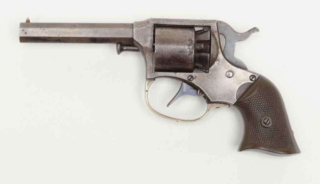 Remington-Ryder Pocket DA percussion revolver, .31 cal., 3” octagon ...