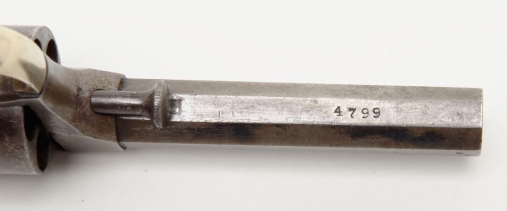 Remington-Ryder Pocket DA percussion revolver, .31 cal., 3” octagon ...