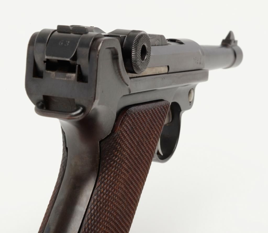 German Luger by Simson & Co., Suhl semi-auto pistol, 9mm cal., 4 ...