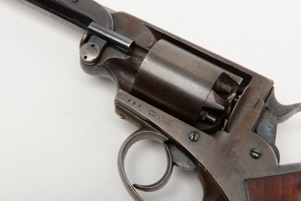 Civil War era Adams patent double action percussion revolver ...