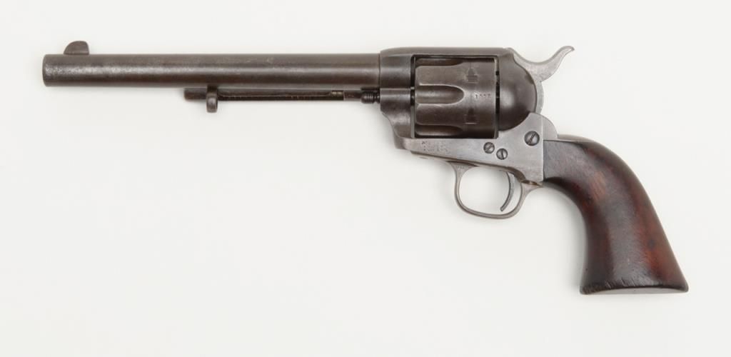 Colt SAA black powder revolver, .45 cal., 7-1/2” barrel, blue finish ...