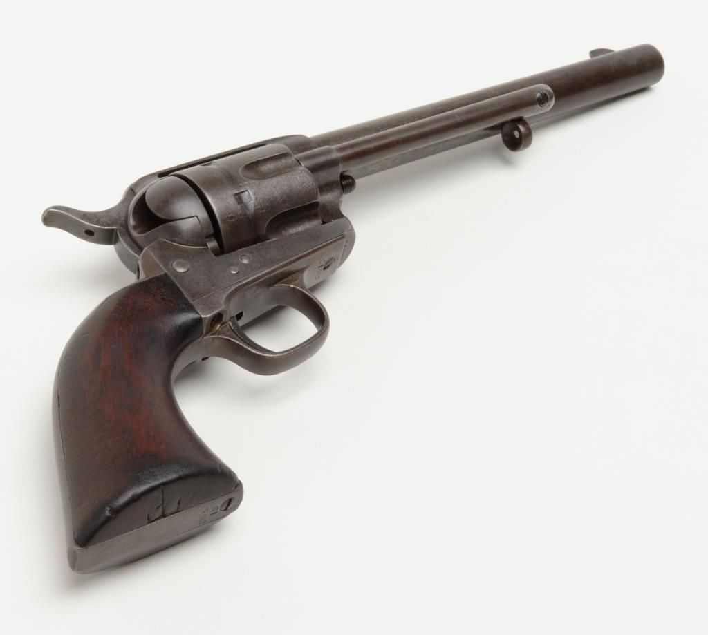 Colt SAA black powder revolver, .45 cal., 7-1/2” barrel, blue finish ...