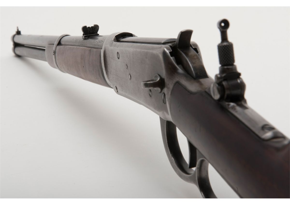 Winchester Model 94 lever action carbine, .30 W.C.F. cal., 20” Nickel ...