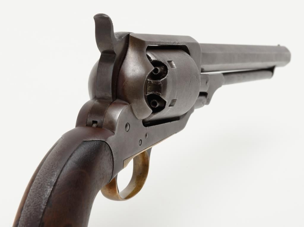 Civil War-associated E. Whitney Navy percussion revolver, .36 cal., 7-1 ...