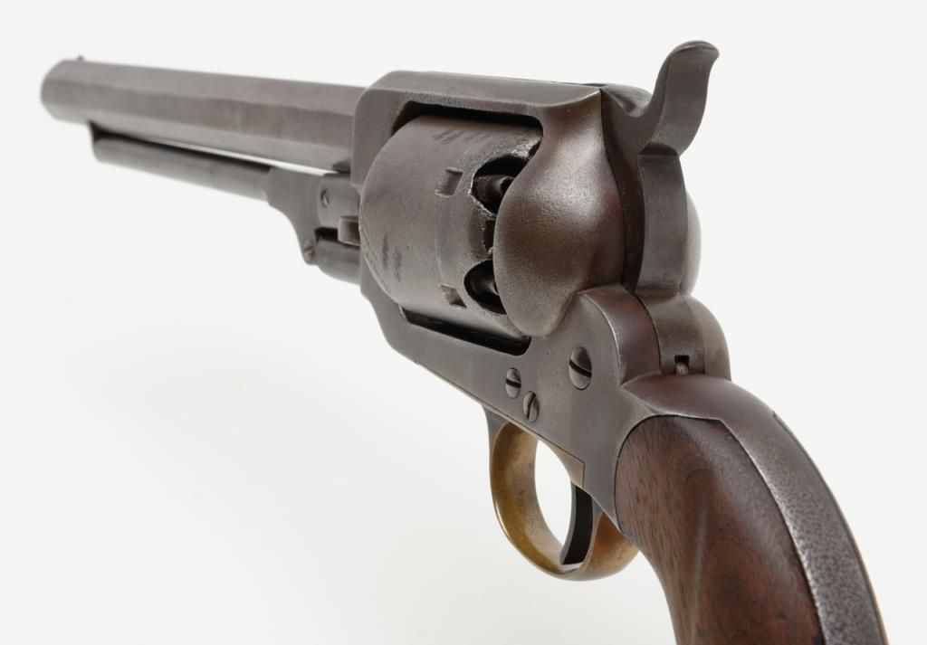 Civil War-associated E. Whitney Navy percussion revolver, .36 cal., 7-1 ...