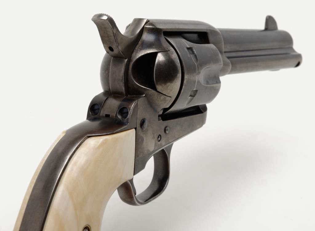 Colt SAA revolver, .44-40 cal., 4-3/4” barrel, blue and case hardened ...