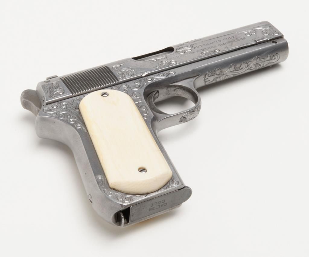 Colt Model 1903 Pocket semi-auto pistol, .38 rimless cal., 4-1/4 ...
