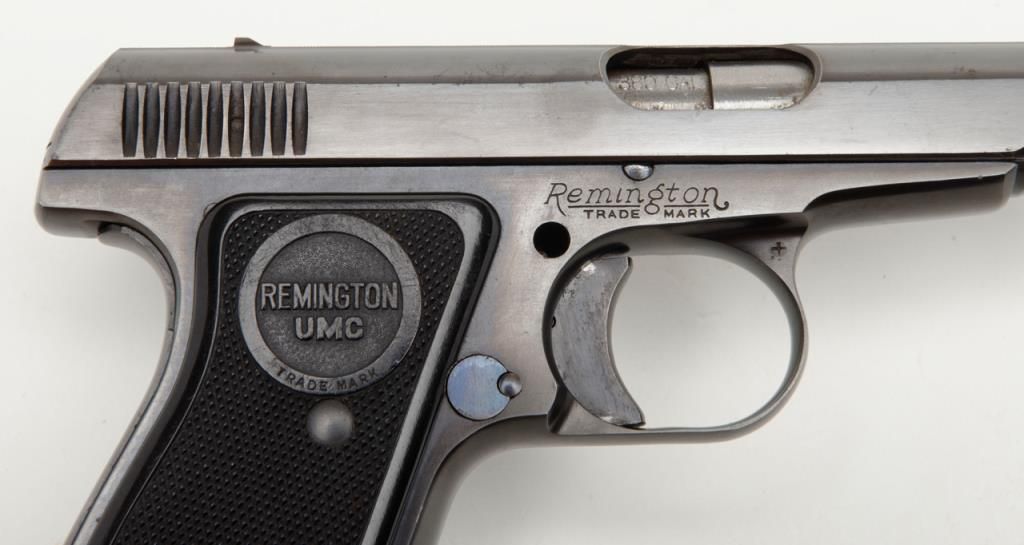 Remington Model 51 semi-auto pistol, .380 cal., 3-1/4” barrel, blue ...