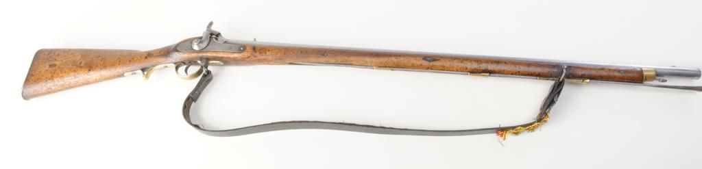 British East India Co. Model F percussion musket, .75 cal., 39” barrel ...