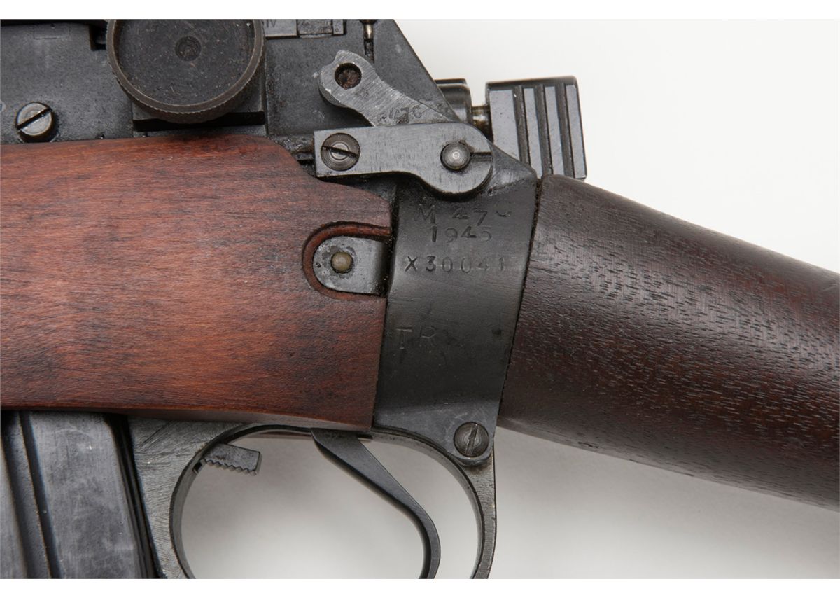 British Enfield No. 4 MK I (T) bolt action sniper rifle dated 1945 with ...