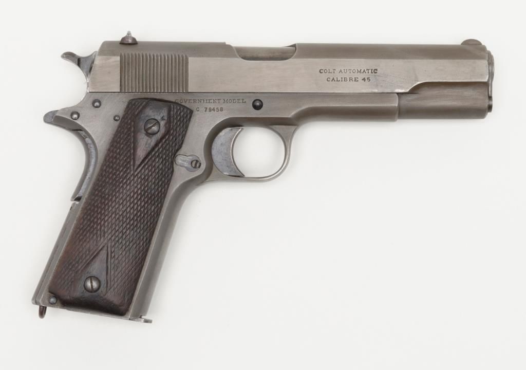 Rare Colt 1911 Russian Order semi-auto pistol, Cyrillic marking on left ...