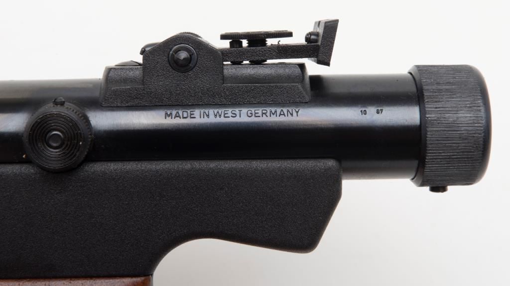 West German-made RWS Model 6G Diana Target air pistol, .177 cal., 7 ...
