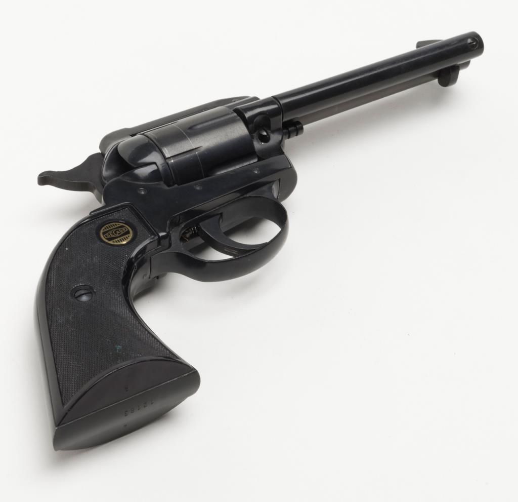 German-made Gecado DA revolver, .32 S&W Long cal., 5” barrel, black ...
