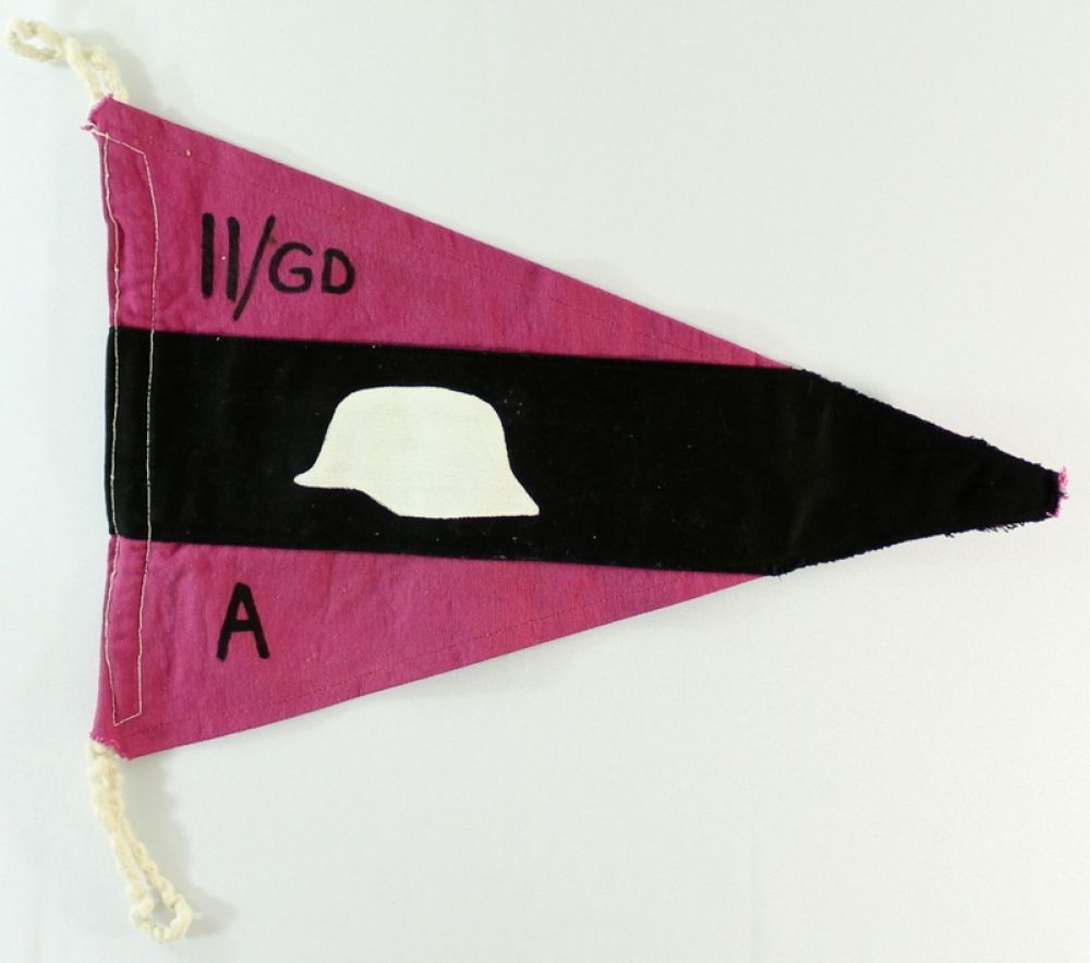 German WWII Panzer Grosdeutschland II/GD Brigade Tank Pennet Flag