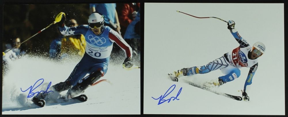 Lot of (2) Bode Miller Signed 8x10 Photos (PA LOA)