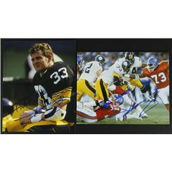Lot of (2) Merril Hoge Signed Steelers 8x10 Photos Inscribed "Find a ...