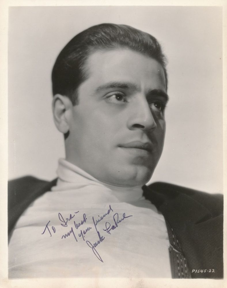 Jack LaRue Signed Vintage 8x10 Photo Inscribed "My Best, Your Friend"