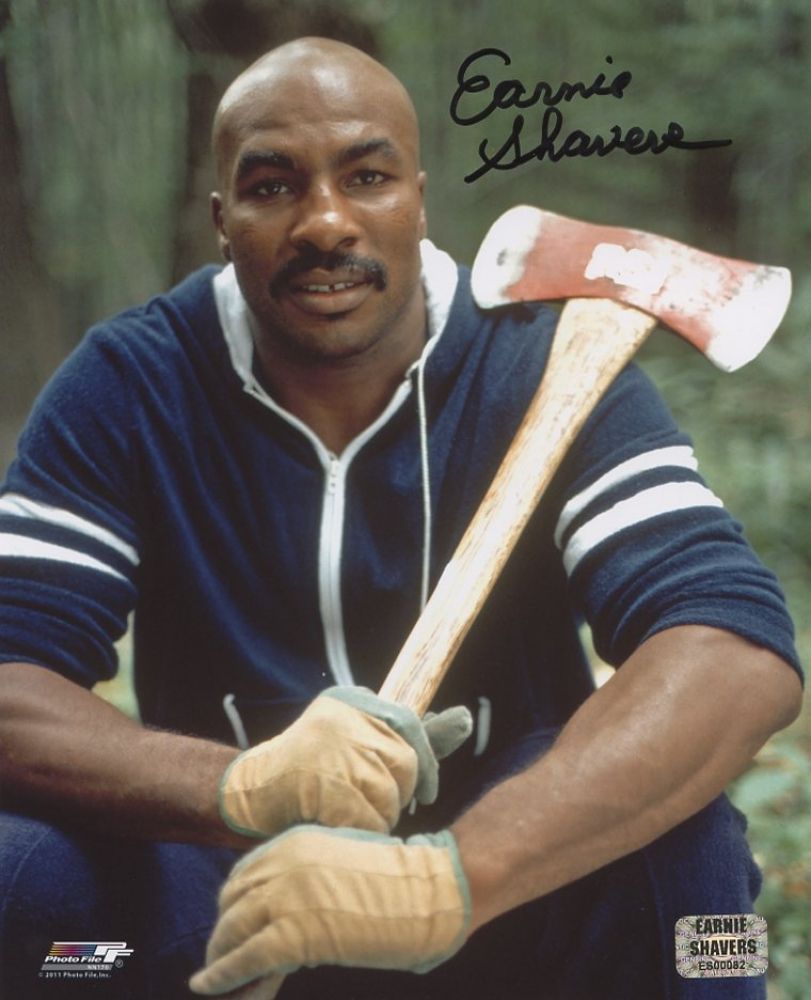 Earnie Shavers Signed 8x10 Photo (Shavers Hologram)