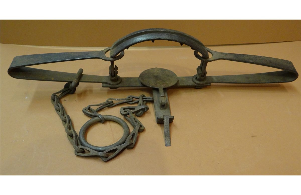 S. Newhouse #14 trap w/teeth, original & good