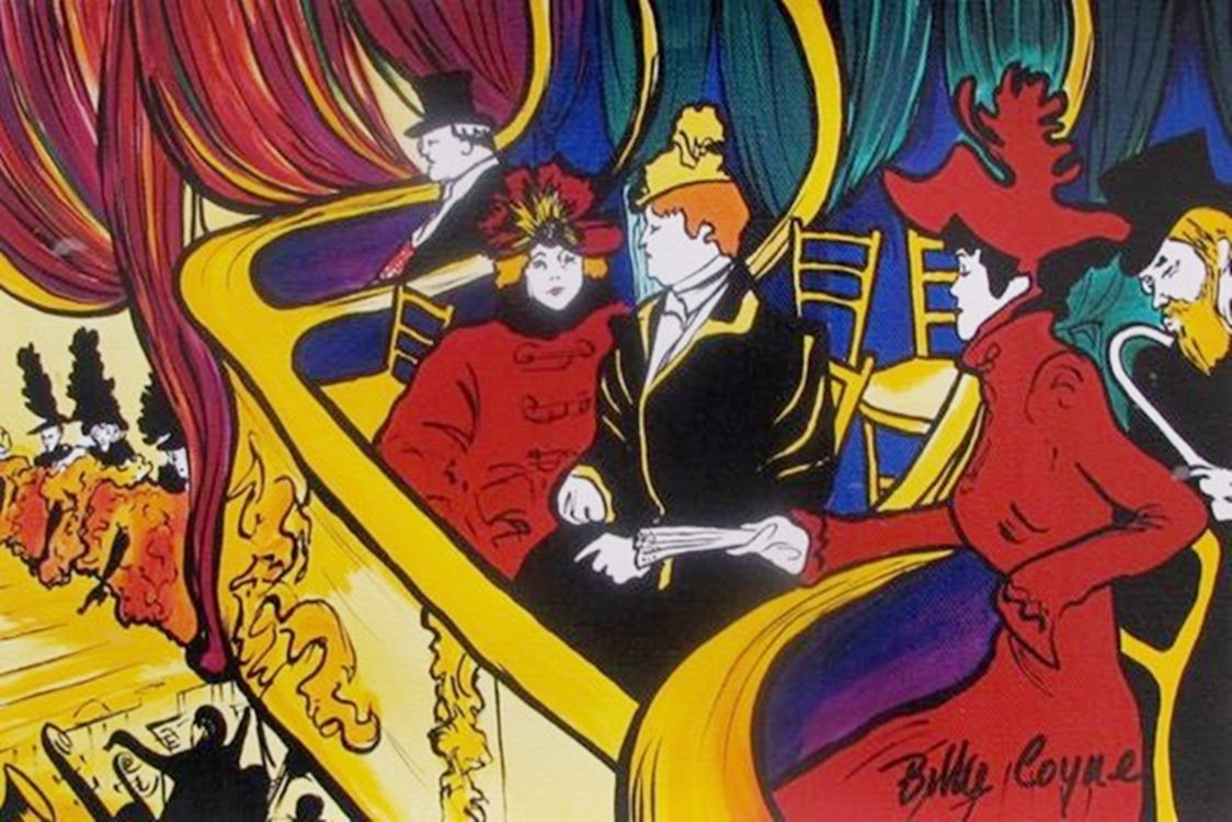 BILLIE COYNE TROUPE DE MLLE EGLANTINE HAND SIGNED GICLEE CANVAS ...