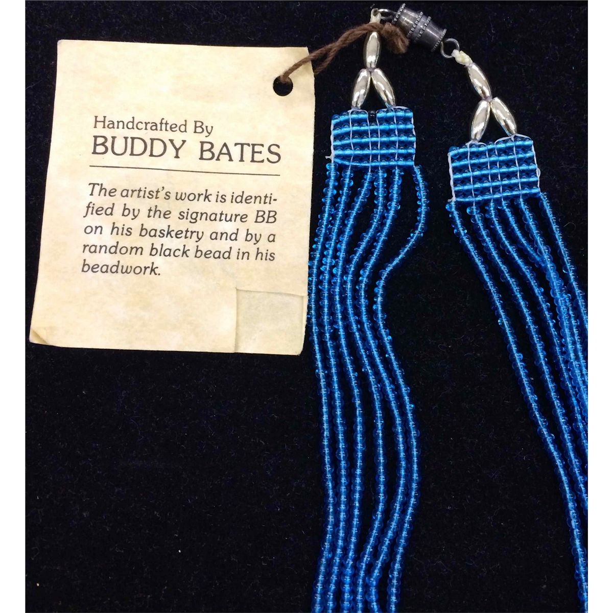 Beaded Cherokee necklace by Buddy Bates