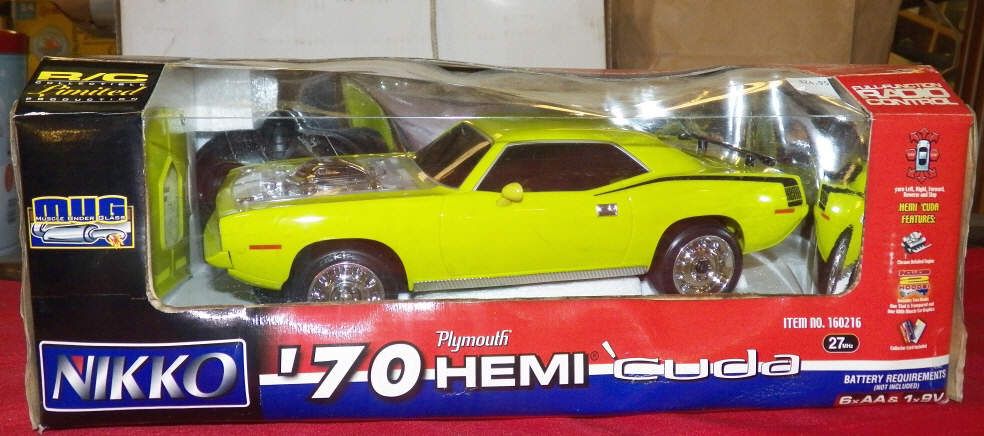Nikko '70 Hemi Cuda 1:16 RC Car Collectible
