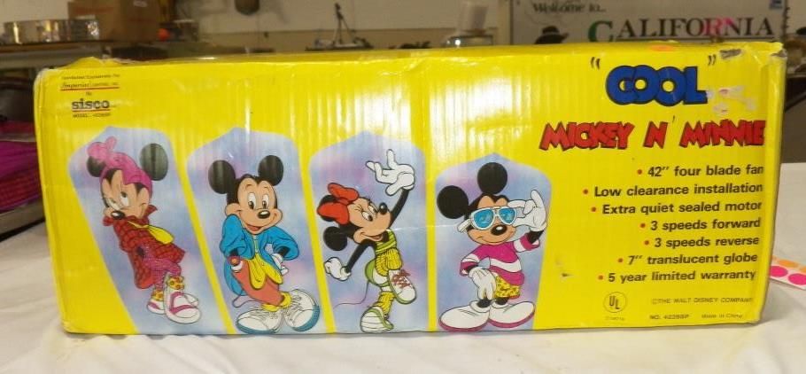 Mickey & Minnie Mouse Ceiling Fan