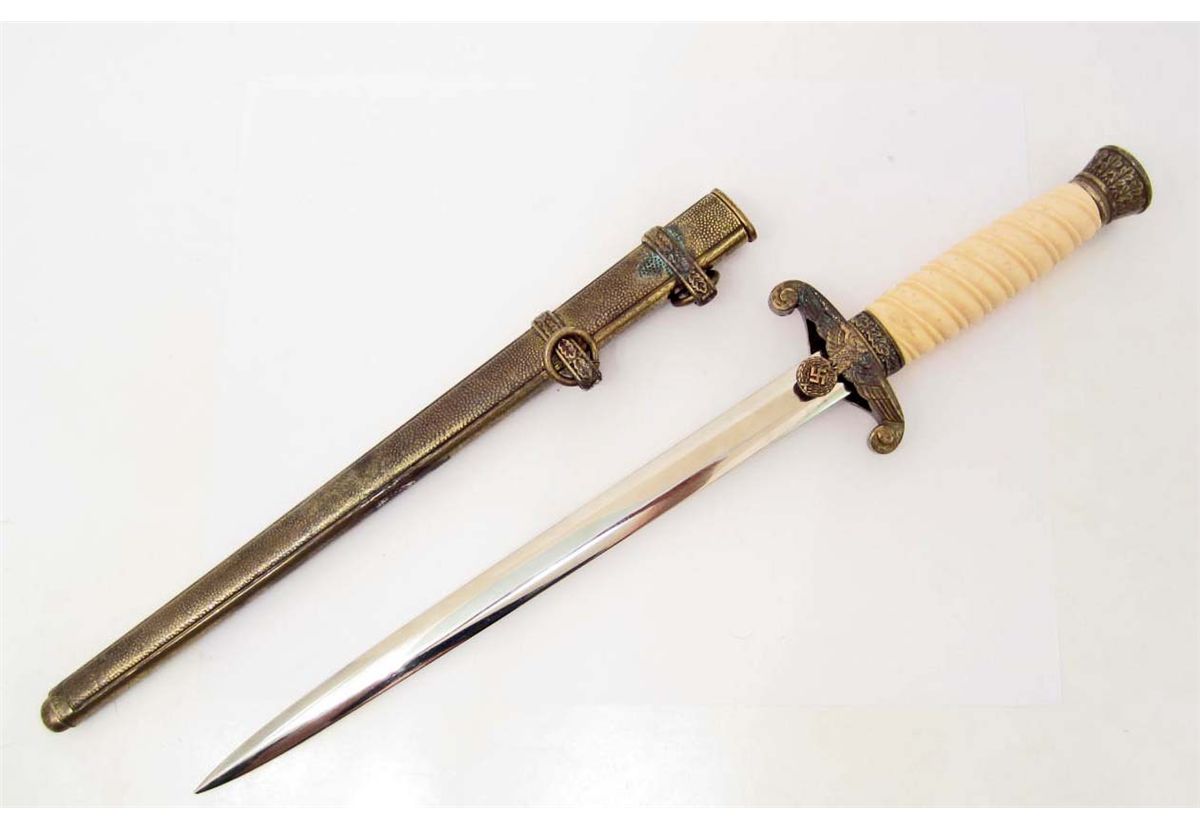 GERMAN NAZI ARMY GENERAL OFFICERS DAGGER W/ SCABBARD