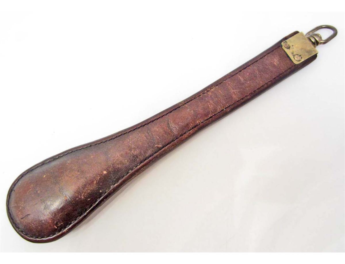 VINTAGE POLICE LEATHER SAP W/ CLASP