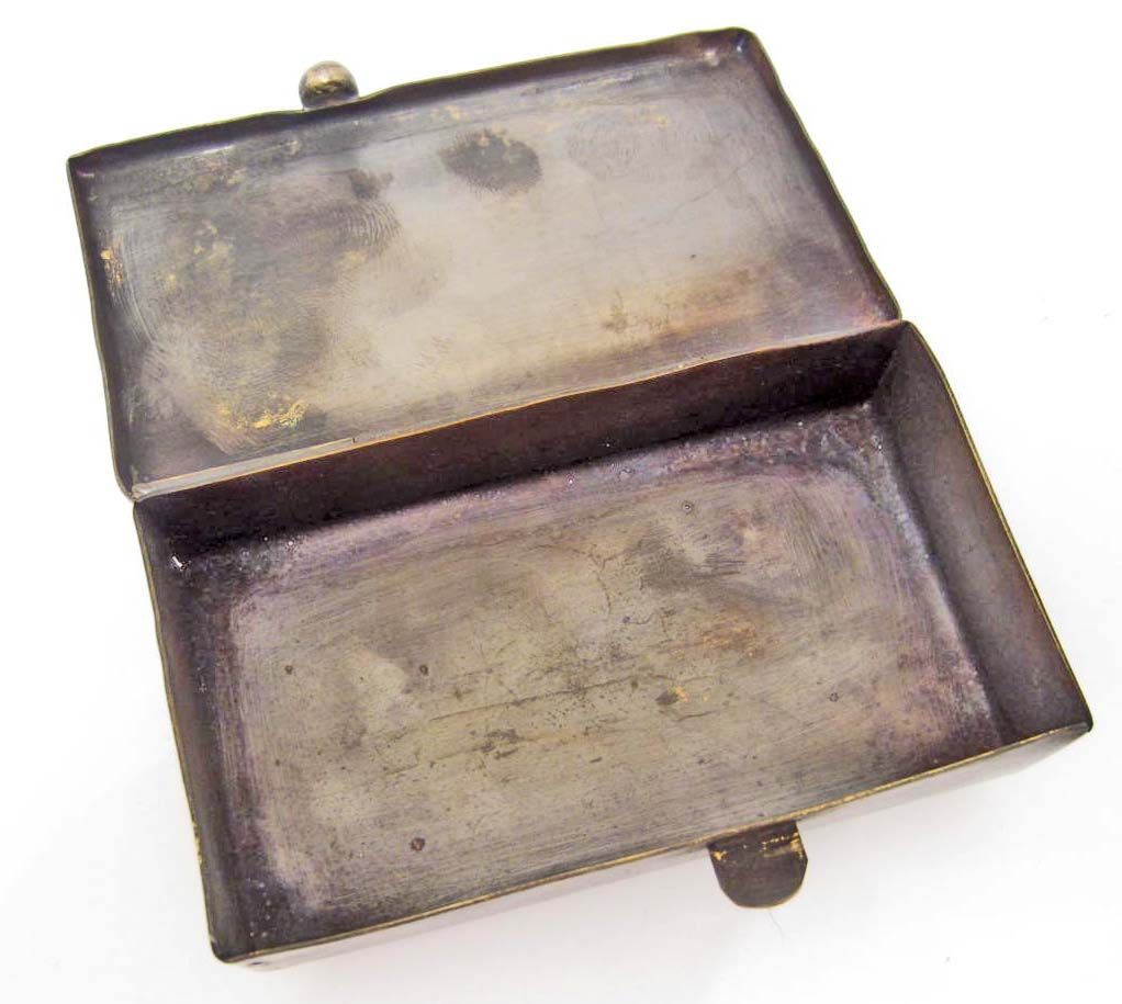 GERMAN NAZI NAVAL OFFICERS U-BOAT CAPTAIN DITTY BOX