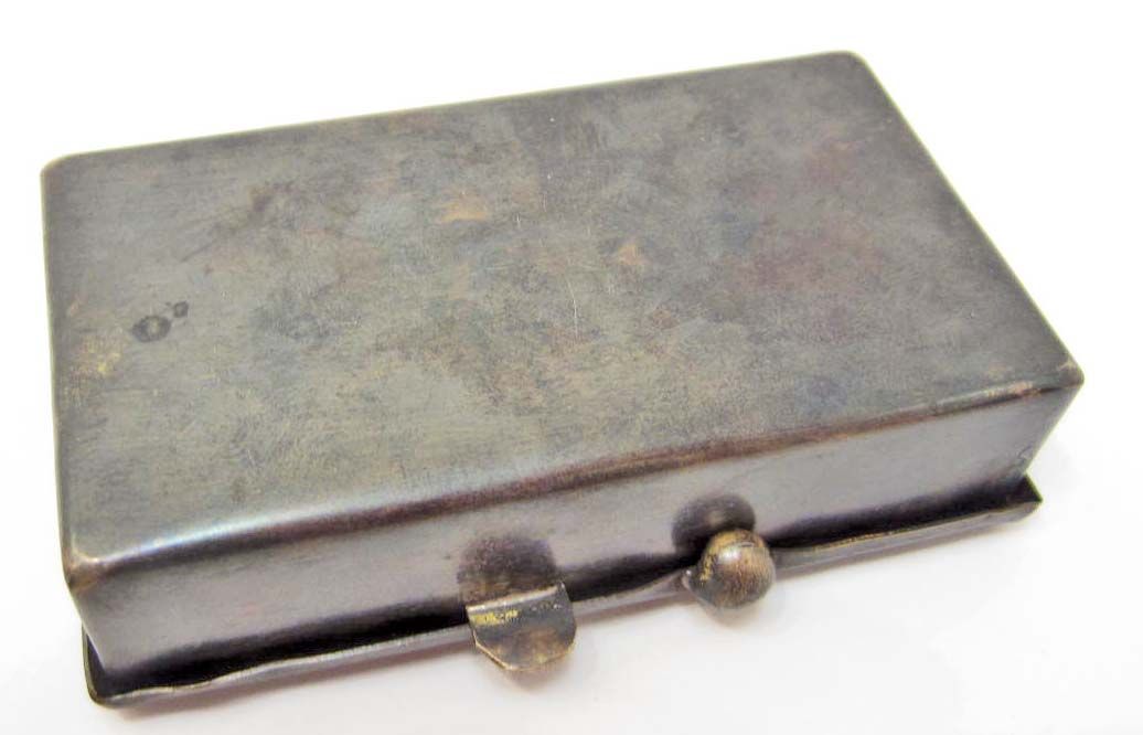 GERMAN NAZI NAVAL OFFICERS U-BOAT CAPTAIN DITTY BOX