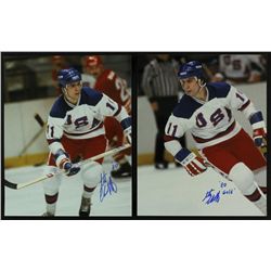 Lot of (2) Steve Christoff Signed Team USA 8x10 Photos Inscribed "80 ...