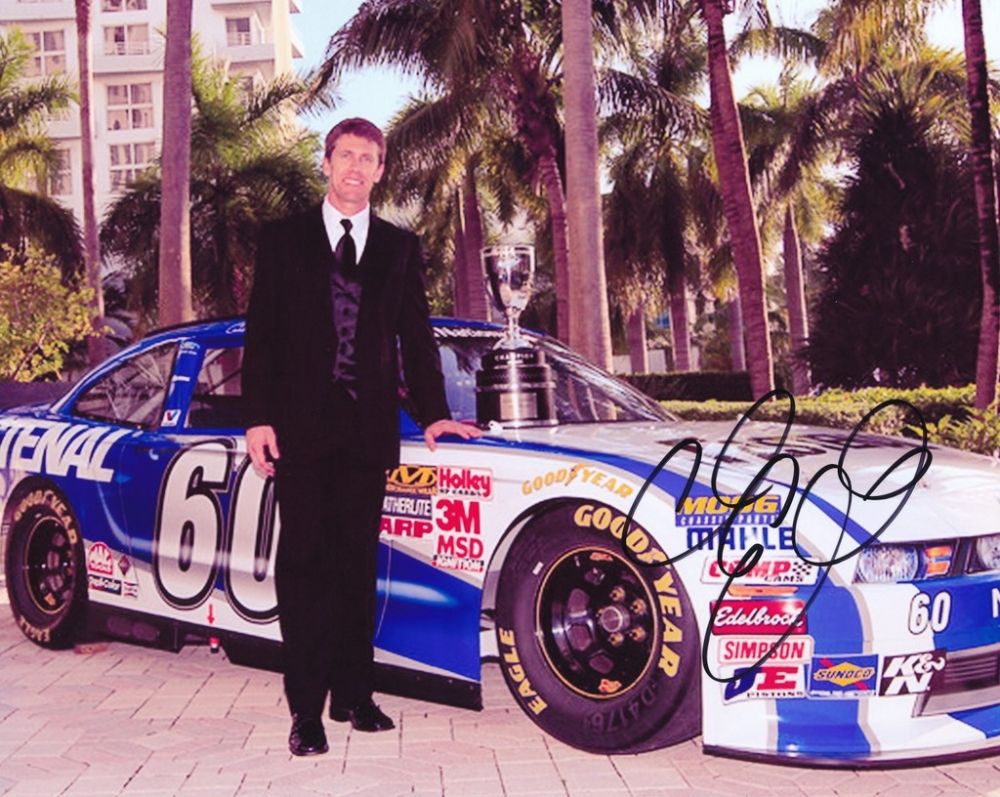 Carl Edwards Signed NASCAR 8x10 Photo (PA LOA)