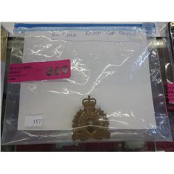 Vintage RCMP cap badge